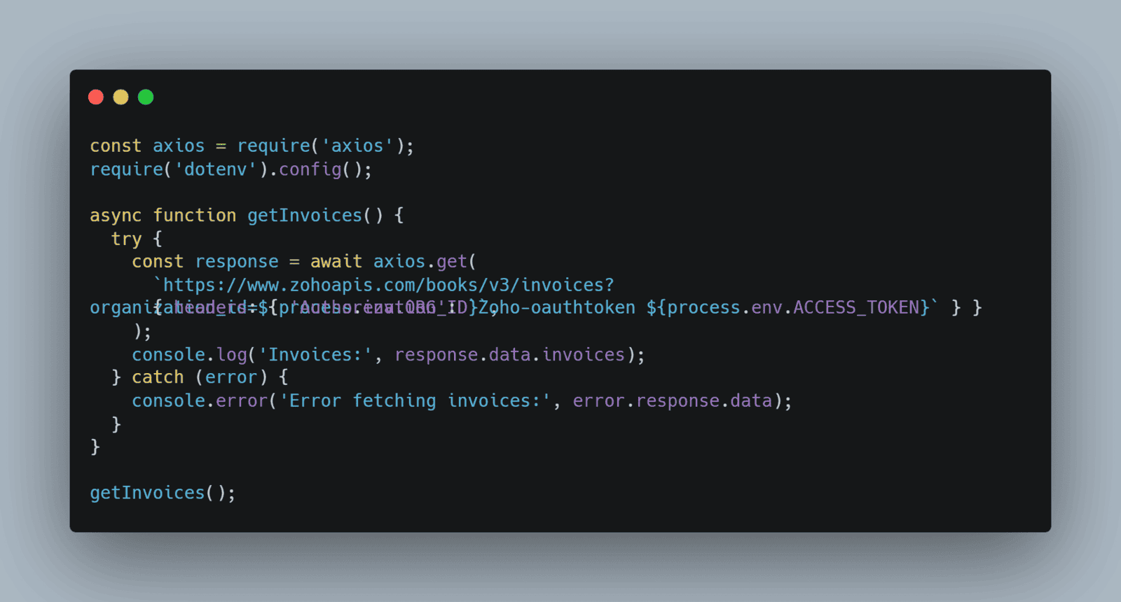 Zoho Books API Guide & Documentation | Bickert Management Inc.